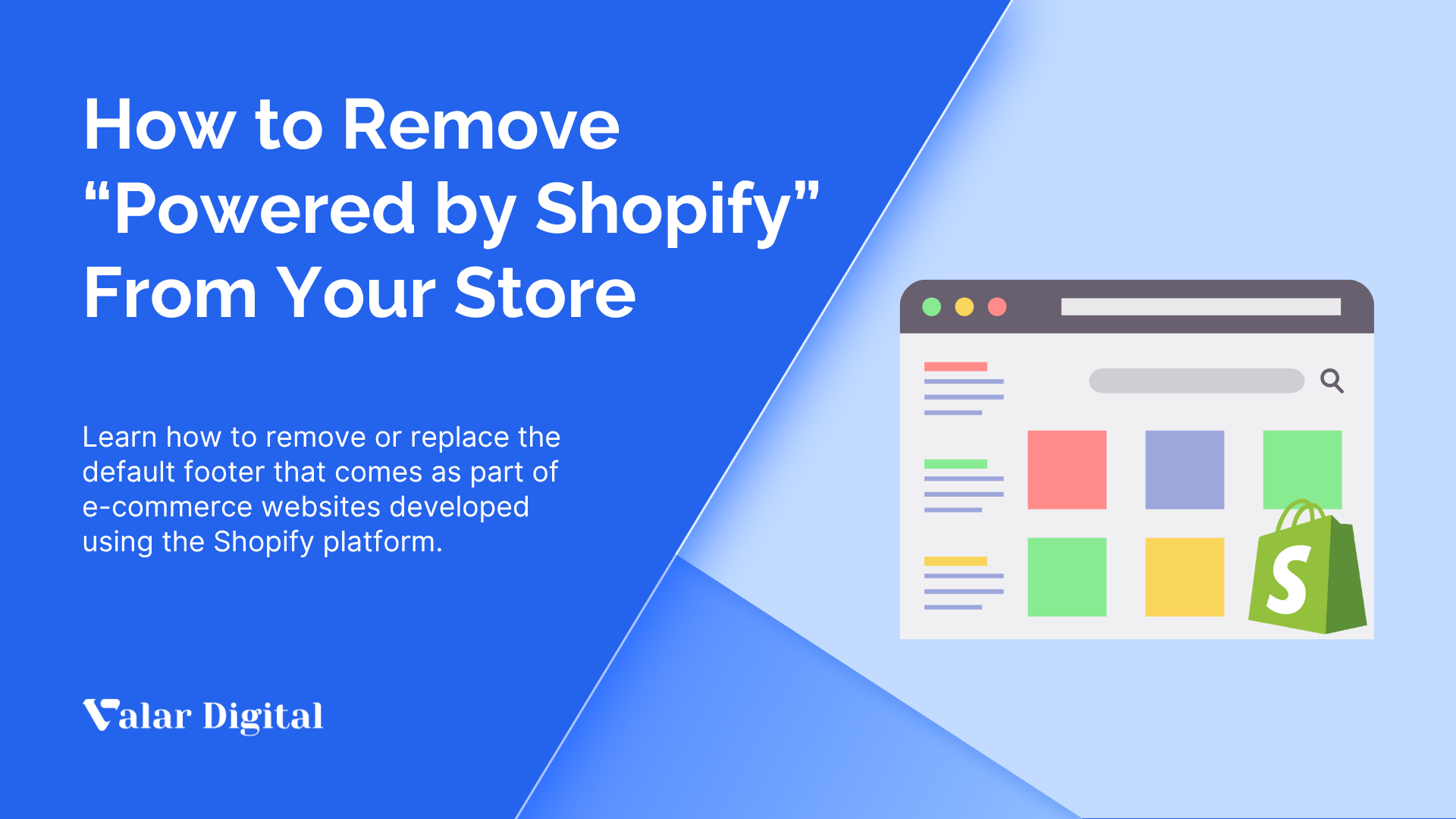 How to Remove “Powered by Shopify” From Your Store